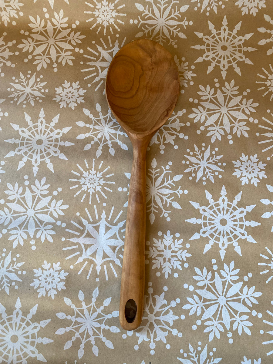 #3 - 12” Cherry Spoon – Bees and Trees MN